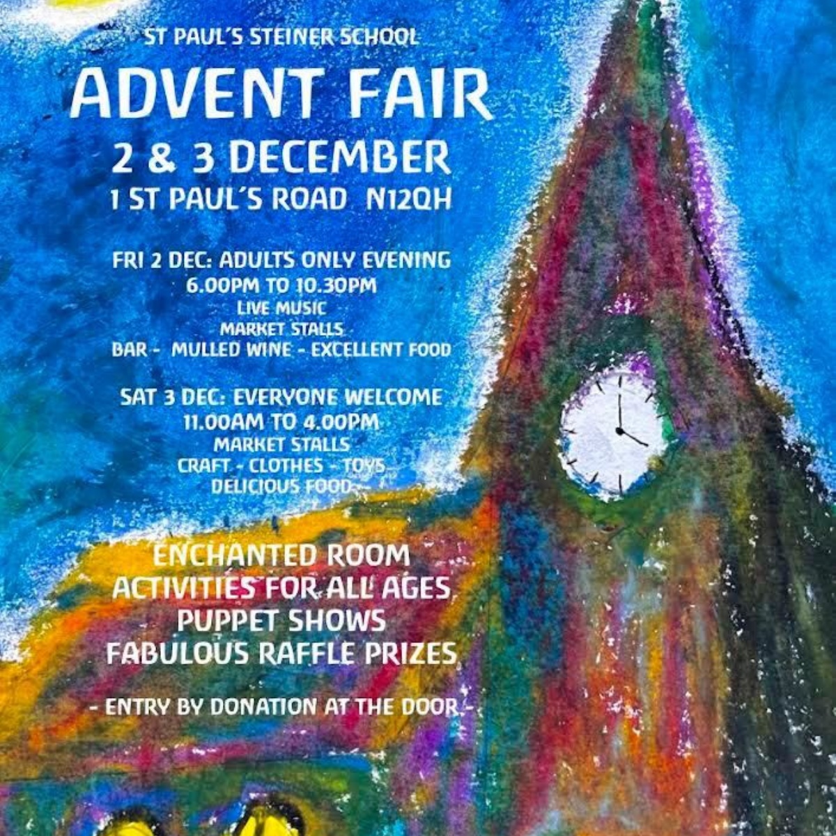 St Paul's Waldorf School - Advent Fair 2nd & 3rd December